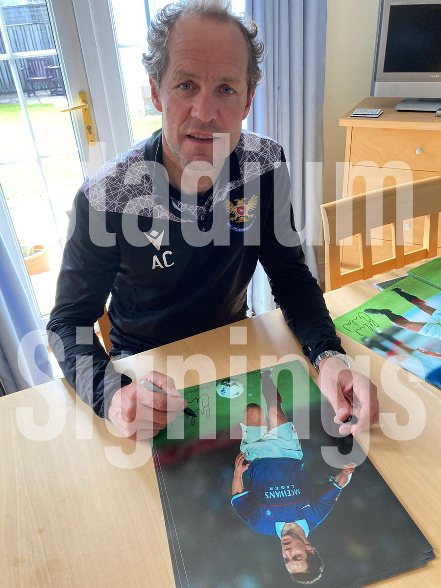 Alec Cleland signed 16x12” Rangers photo – Stadium Signings